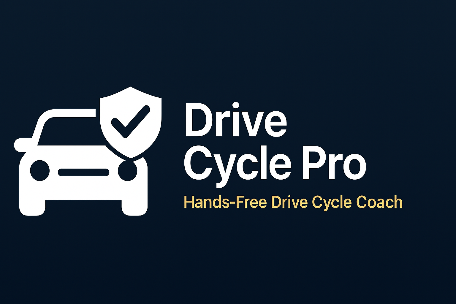 Drive Cycle Pro - Hands-Free Drive Cycle Coach